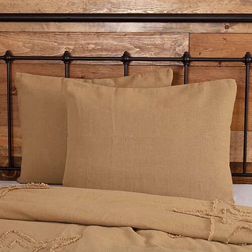 Click here for VHC Brands Veranda Burlap Natural Reversible Pillo... prices