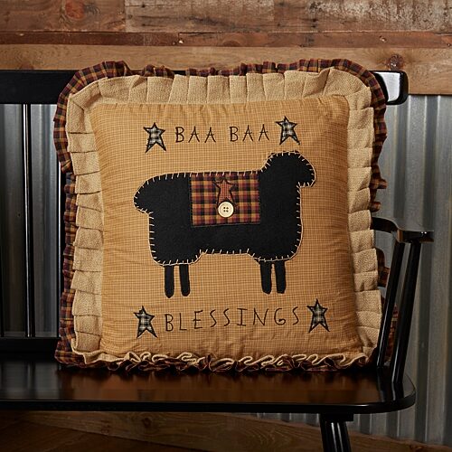 Click here for VHC Brands Settlement 18x18 Throw Pillow  One Size... prices