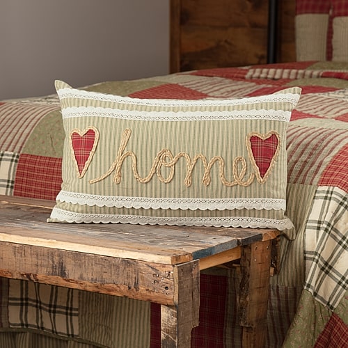 Click here for VHC Brands Cottage Path 14x22 Lumbar Pillow  One S... prices