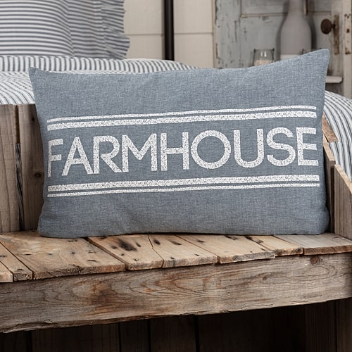 Click here for VHC Brands Miller Farm 14x22 Lumbar Pillow  One Si... prices