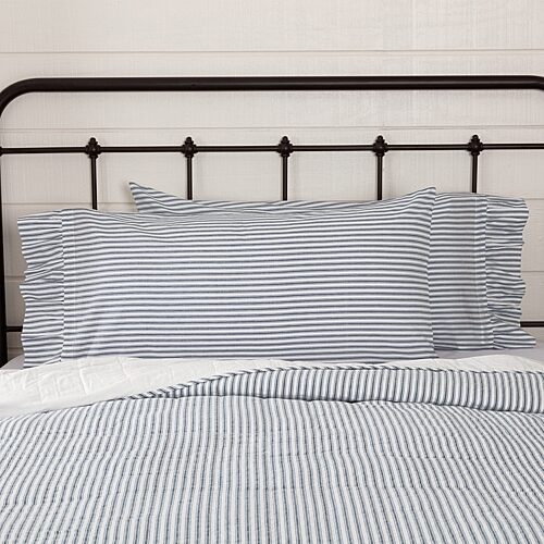 Click here for VHC Brands Sawyer Mill Stripe Pillowcases  One Siz... prices