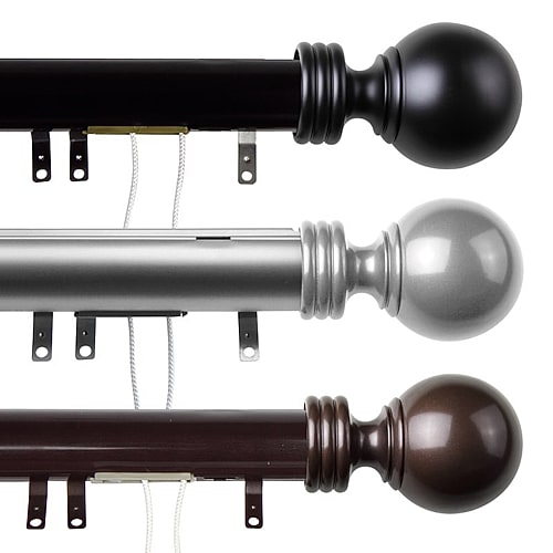 Click here for Rod Desyne Sphere Traverse Rod  One Size  Black prices