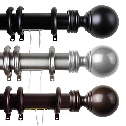 Click here for Rod Desyne Sphere Traverse Adjustable Curtain Rod... prices