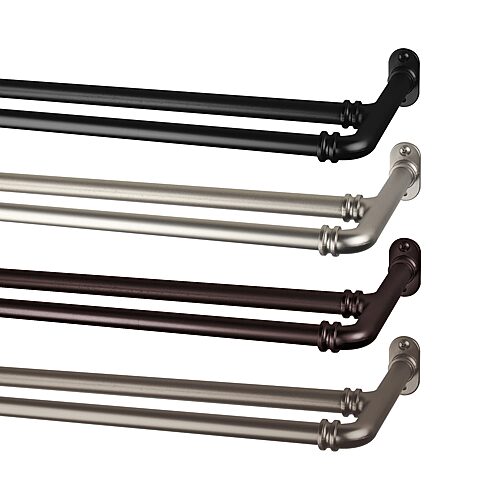 Click here for Rod Desyne Blackout Double Curtain Rod  One Size... prices