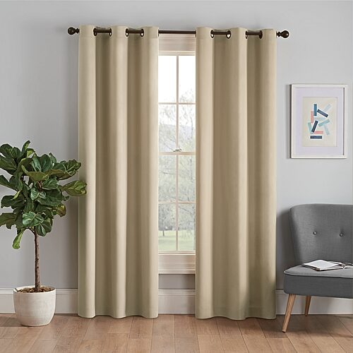 Click here for Eclipse Microfiber Grommet Top Energy Saving Black... prices
