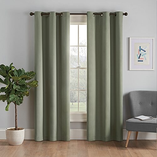 Click here for Eclipse Microfiber Grommet Top Energy Saving Black... prices