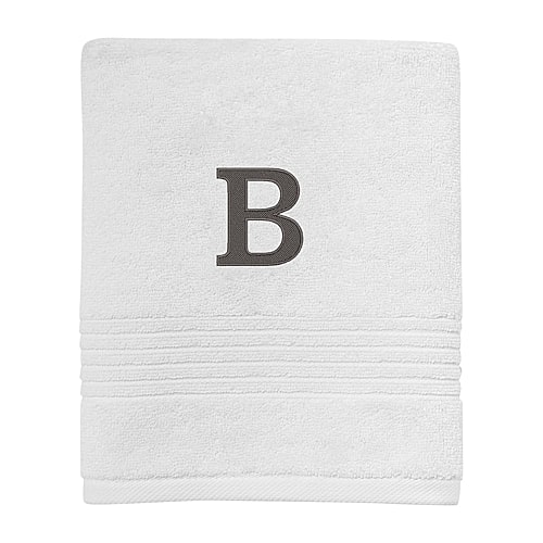 Click here for Avanti Block Monogram Initial Cotton Hand Towel  1... prices