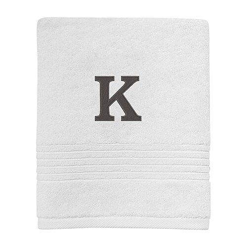 Click here for Avanti Block Monogram Initial Cotton Hand Towel  1... prices