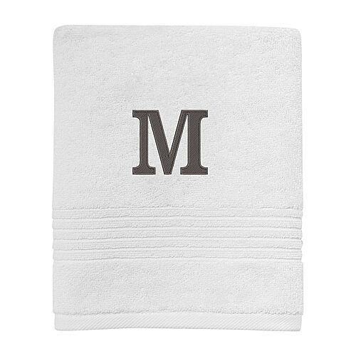 Click here for Avanti Block Monogram Initial Cotton Hand Towel  1... prices
