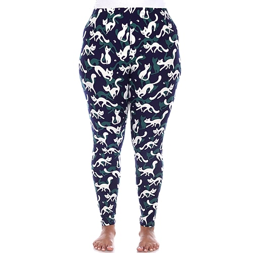 Click here for Plus Size White Mark High-Rise Cat Print Leggings prices