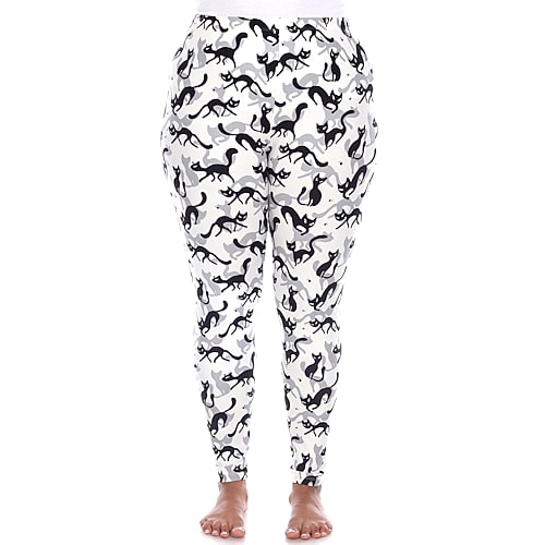Click here for Plus Size White Mark High-Rise Cat Print Leggings prices
