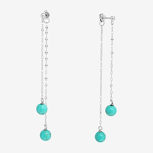 Click here for Silver Treasures Front & Back Chain Genuine Stone... prices