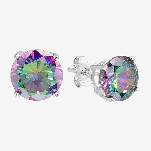 Click here for Silver Treasures Multi Color Cubic Zirconia Sterli... prices