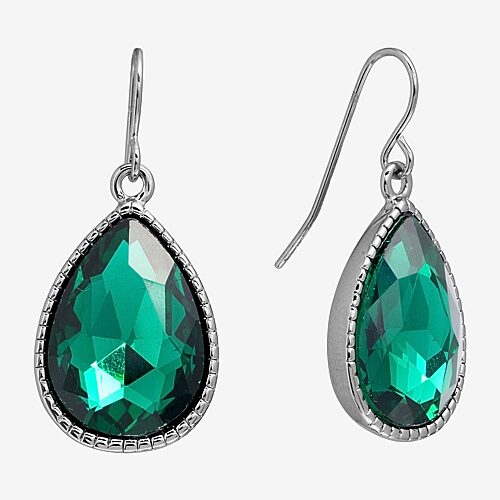 Click here for Macys Pear Shape Crystal Drop Earrings (7/25 ct. t... prices