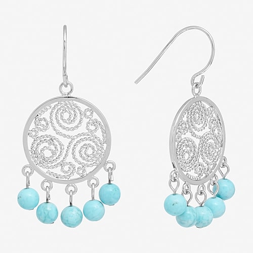 Click here for Sparkle Allure Filigree Genuine Stone Beaded Women... prices