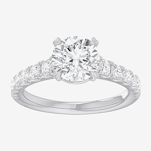 Click here for (G-H / Si1-Si2) Womens 2 1/2 CT. T.W. Lab Grown Wh... prices