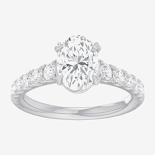 Click here for (G-H / Si1-Si2) Womens 2 1/2 CT. T.W. Lab Grown Wh... prices