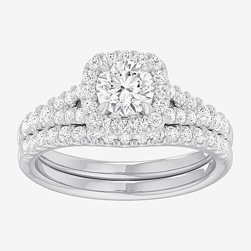 Click here for (G-H / Si1-Si2) Womens 1 3/8 CT. T.W. Lab Grown Wh... prices