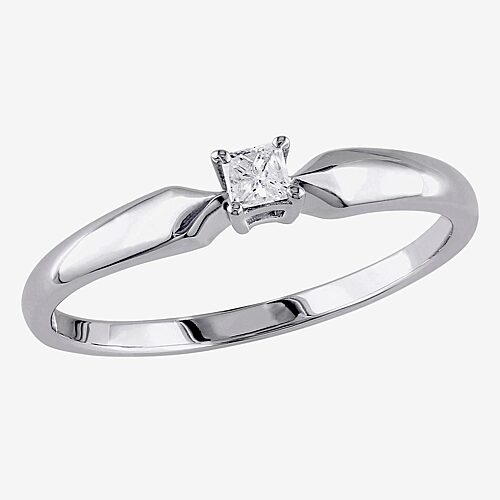 Click here for Womens 1/10 CT. T.W. Natural White Diamond Sterlin... prices