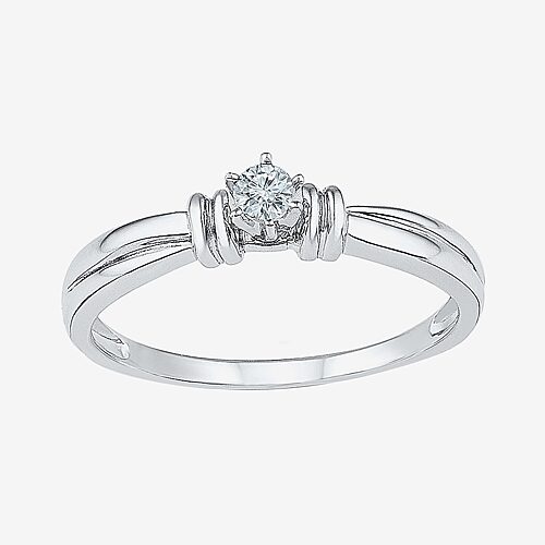 Click here for Promise My Love Womens 1/10 CT. Natural White Diam... prices