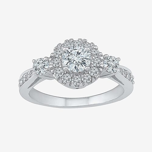 Click here for Promise My Love Womens 1 CT. T.W. Natural White Di... prices