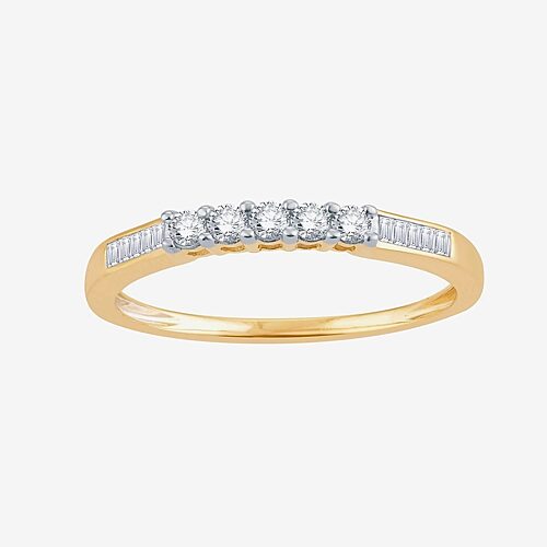 Click here for 1/4 CT.T.W. Natural Diamond 10K or 14K Gold Weddin... prices