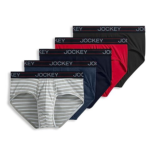 Click here for Jockey Lightweight Cotton Blend Mens 5 Pack Briefs... prices