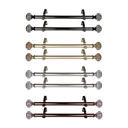 Click here for Rod Desyne Elsie 1 IN Adjustable Side Curtain Rod... prices