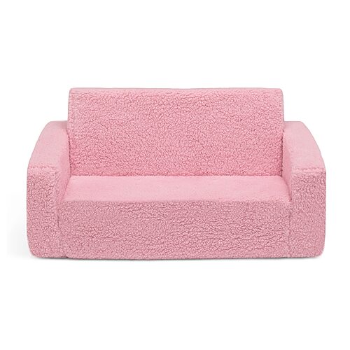 Click here for Cozee Flipout Convertible Sherpa Sofa  One Size  P... prices