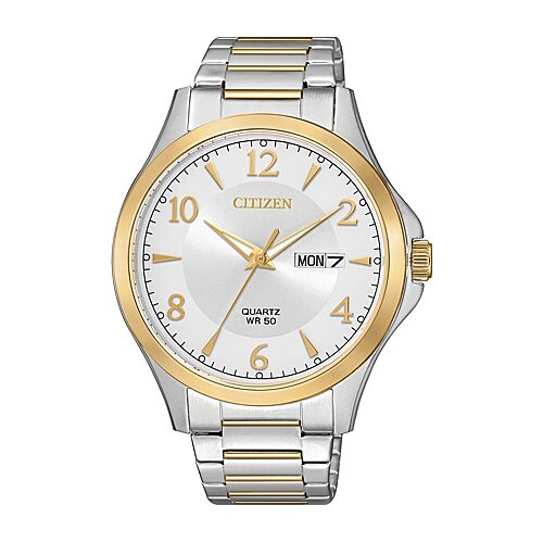 Click here for Citizen Quartz Mens Two Tone Stainless Steel Brace... prices