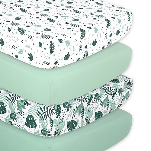 Click here for The Peanutshell Botanical 4-pc. Crib Sheet  One Si... prices