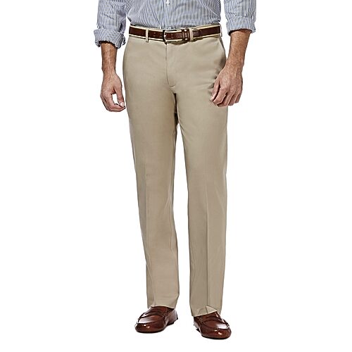 Click here for Haggar Premium No Iron Khaki Mens Comfort Waistban... prices