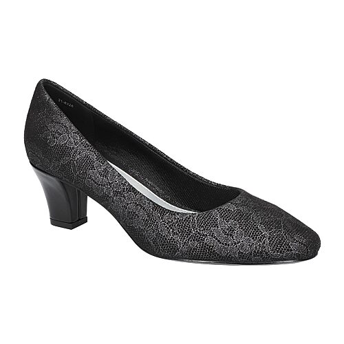 Click here for Easy Street Womens Ballari Pumps - Black Lace prices