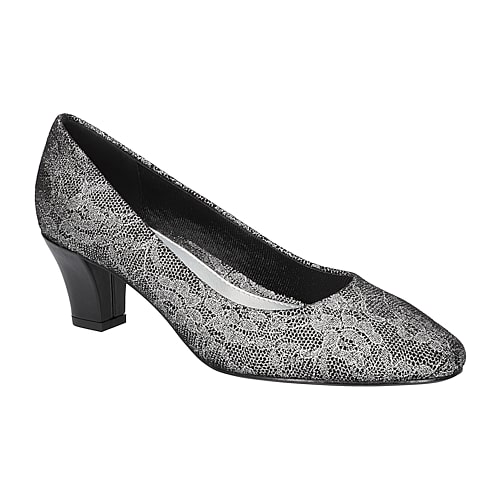 Click here for Easy Street Womens Ballari Pumps - Silver Lace prices