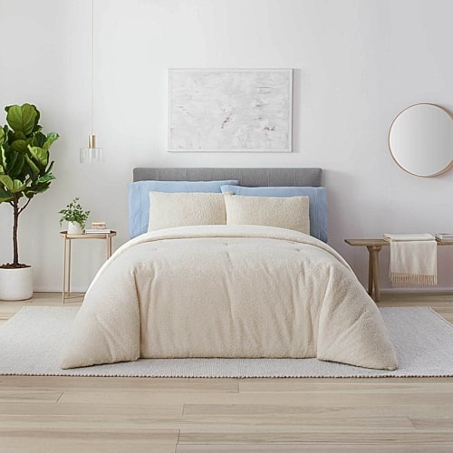 Vellux Cloud Midweight Comforter Set  One Size  Beige