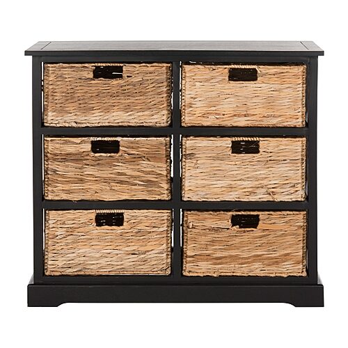 Click here for Safavieh Keenan 6-Drawer Chest  One Size  Black prices