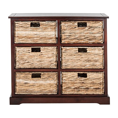 Click here for Safavieh Keenan 6-Drawer Chest  One Size  Brown prices