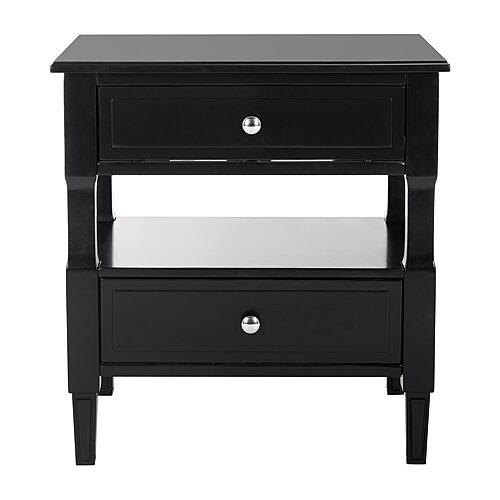 Click here for Safavieh Jenson 2-Drawer Nightstand  One Size  Bla... prices