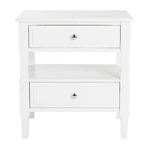 Click here for Safavieh Jenson 2-Drawer Nightstand  One Size  Whi... prices