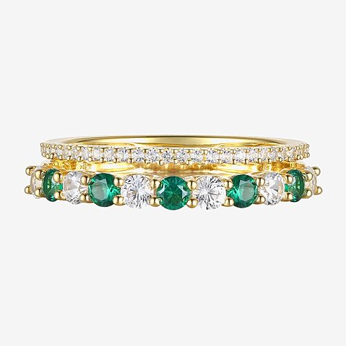 Click here for Womens Lab Created Gemstone 14K Gold Over Silver S... prices