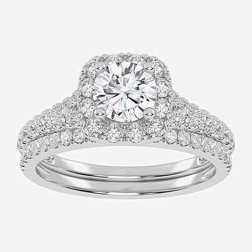 Click here for 1 CT.T.W. (G / VS2-SI1) Lab-Grown Diamond Cushion... prices