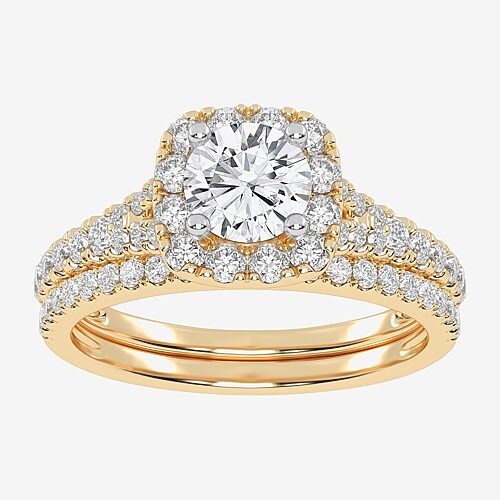 Click here for 1 CT.T.W. (G / VS2-SI1) Lab-Grown Diamond Cushion... prices
