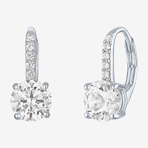 Click here for Yes  Please! Womens Lab Created White Sapphire Ste... prices