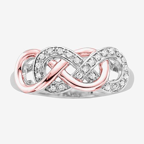 Click here for Infinity Promise 1/10 CT.T.W. Natural Diamond Two-... prices