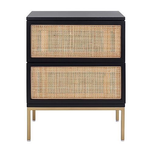 Click here for Safavieh Zadie 2-Drawer Nightstand  One Size  Blac... prices