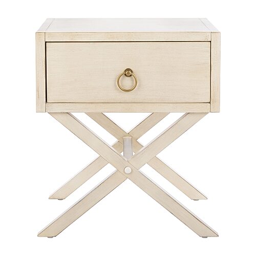 Click here for Safavieh Odilia 1-Drawer Nightstand  One Size  Whi... prices