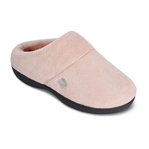 Click here for Isotoner Hoodback Womens Clog Slippers  8-9  Pink prices