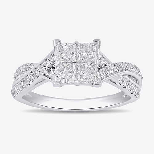 Click here for (G / I1) Womens 1 CT. T.W. Lab Grown White Diamond... prices