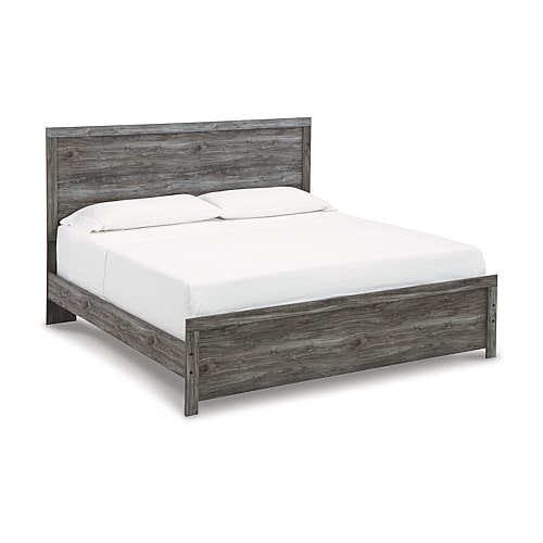 Signature Design by Ashley Bronyan Panel Bed in Dark Gray  One Size  Gray