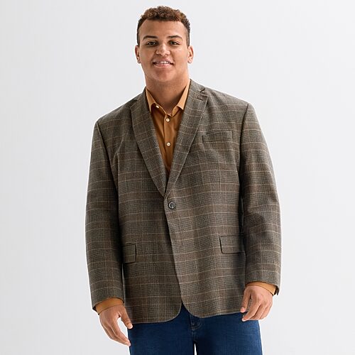 Click here for J. Ferrar Mens Big and Tall Plaid Regular Fit Spor... prices
